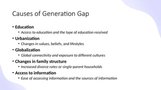 Generation Gap and Strategies to Bridge It | PPT