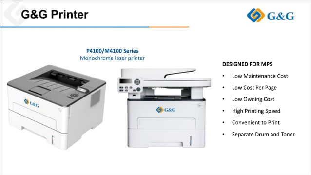 G&G Printers & MPS Introduction | PPT