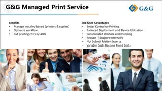 G&G Printers & MPS Introduction | PPT
