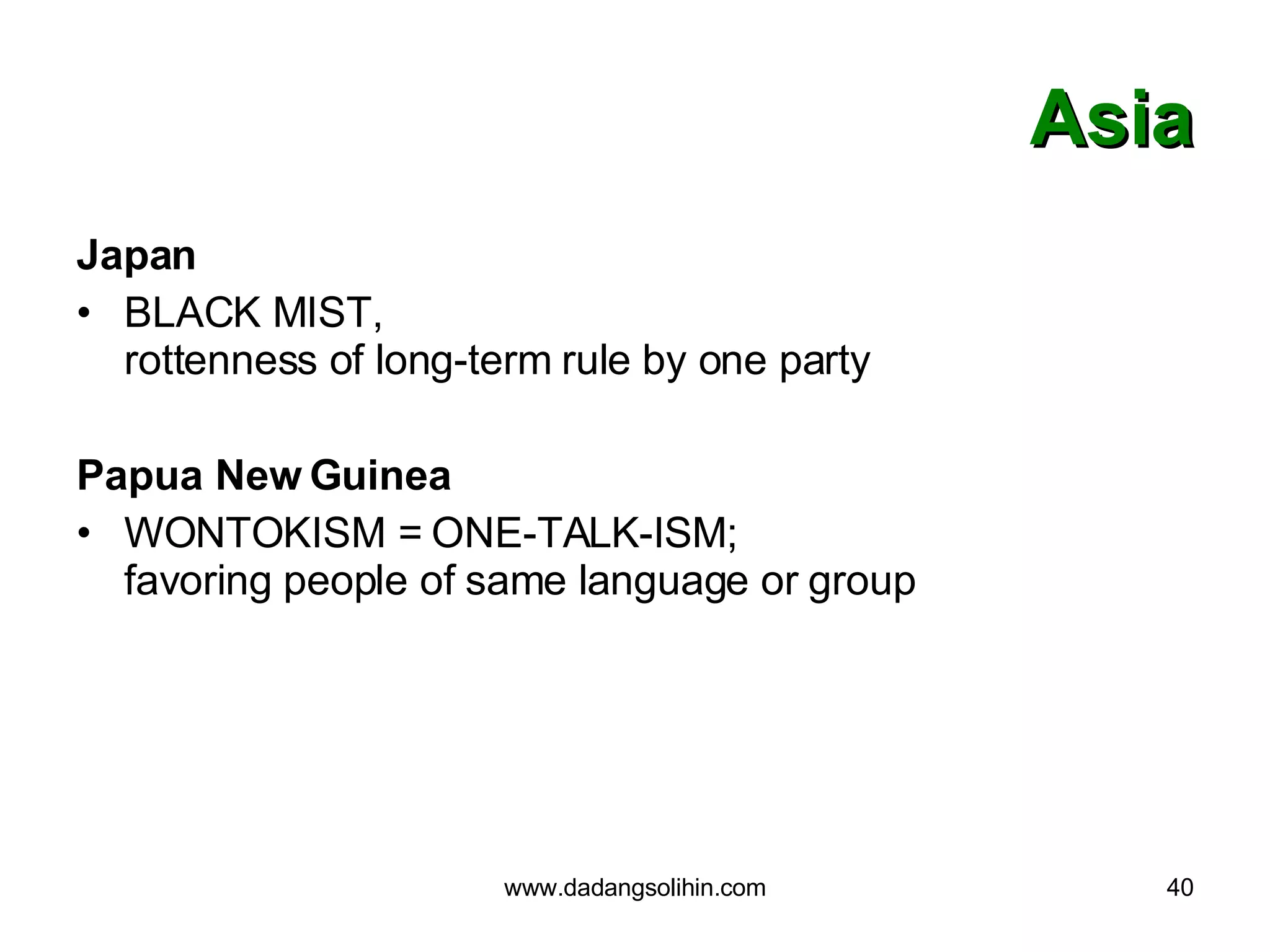 Clean Government dan Good Governance Policy, Konsep, dan Implementasi | PPT