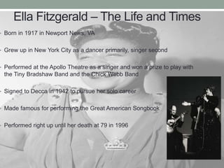 Female Jazz Vocalists | PPTX