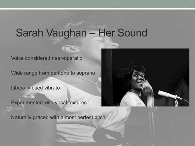 Female Jazz Vocalists | PPT