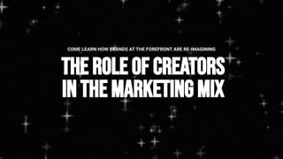 SXSW 2025 PanelPicker - The Brand Risks and Rewards of Creator Rizz | PDF