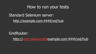 1001 reasons to use Ggr in your Selenium cluster | PPT