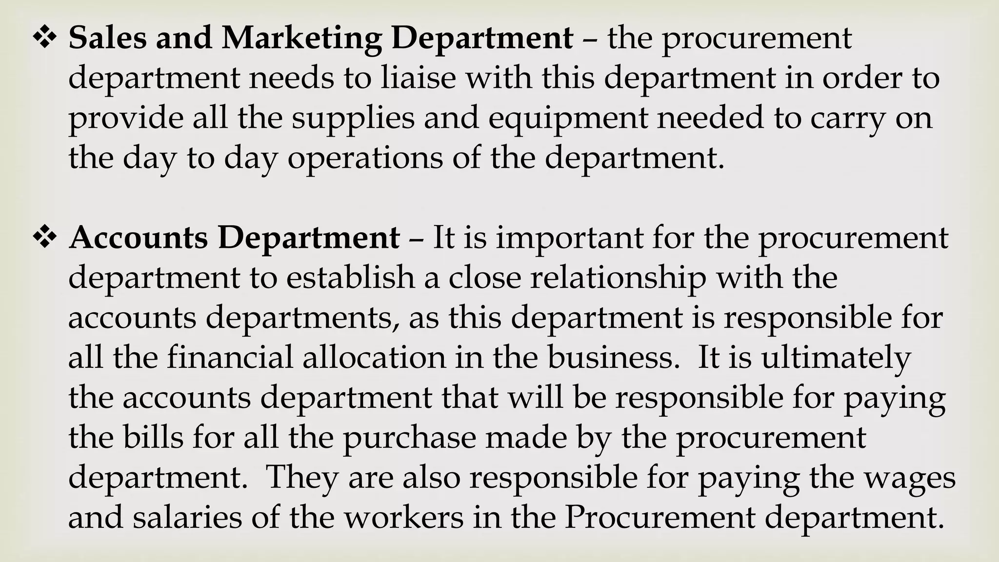 Functions of the procurement and inventory management office | PPT