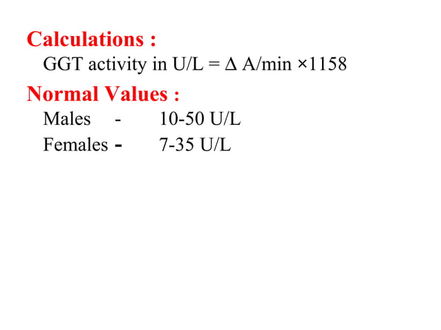 GGT | PPT | Digestive Disorders | Diseases and Conditions