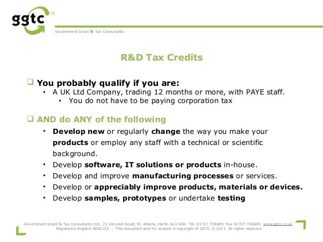 R & D Tax Credits Made Simple