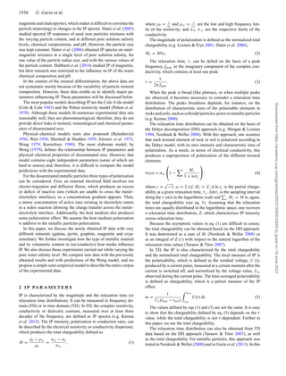Induced polarization of disseminated electronically conductive minerals | PDF