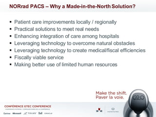 NORrad PACS Program Northern Radiology – Picture Archive Communication ...