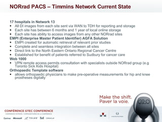 NORrad PACS Program Northern Radiology – Picture Archive Communication ...
