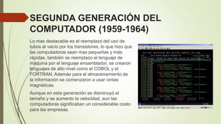 Evolución de las computadoras | PPTX