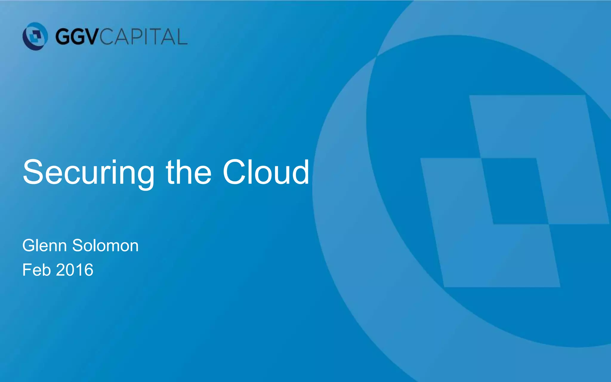 Securing the Cloud | PPTX