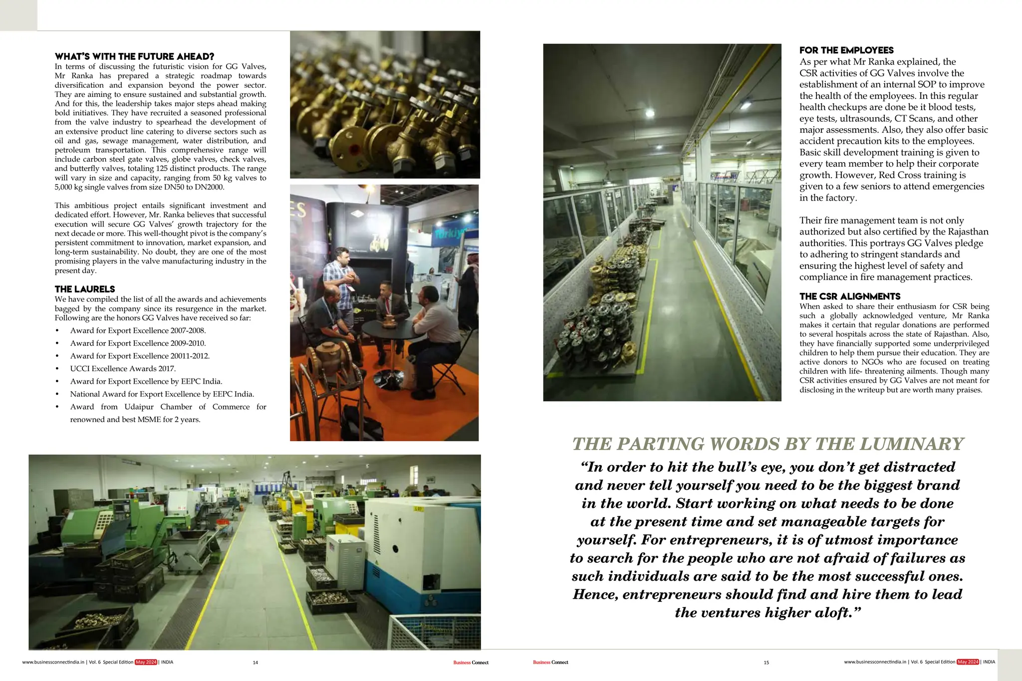 GG VALVES final.pdf | Business connect Magazine | PDF