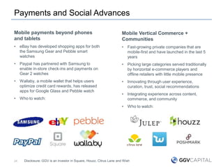 GGV Capital: Mobile Commerce Overview | PPT
