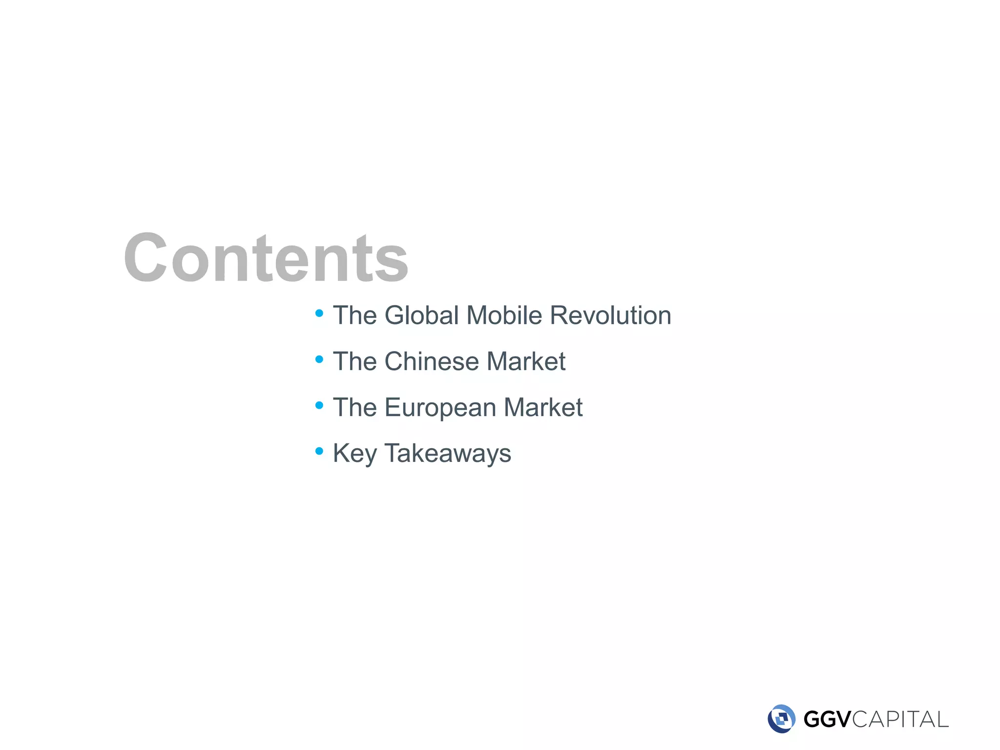 The Global Mobile Revolution - GGV Capital | PPTX