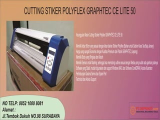 Mesin Flatbed Cutting Plotter GRAPHTEC | PPT