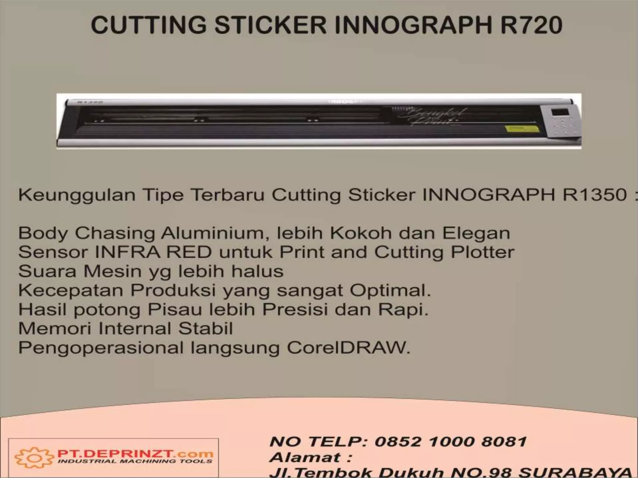 Mesin Cutting Sticker INNOGRAPH | PPT