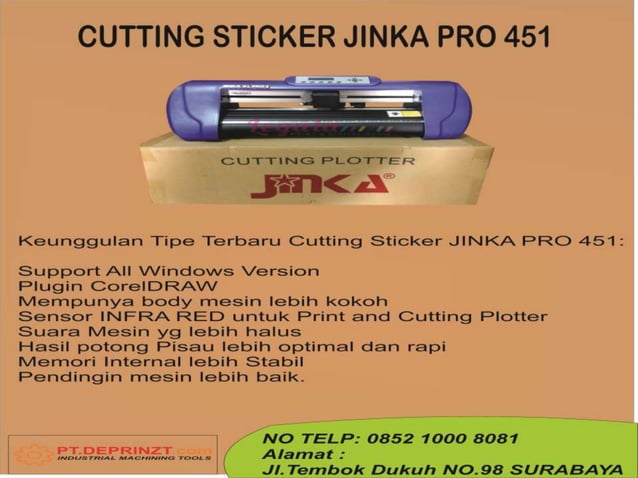 CUTTING STICKER JINKA PRO | PPT