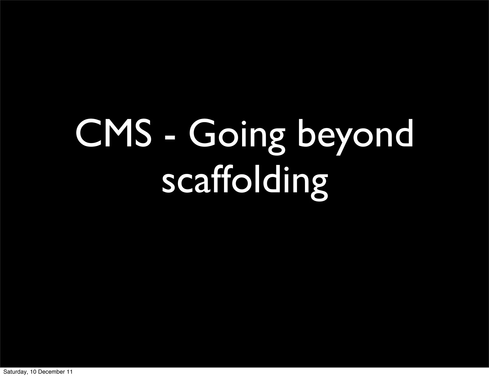 A year in the life of a Grails startup | PPT