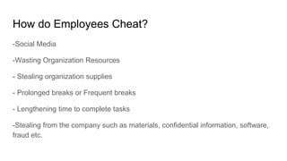 Workplace deviance: cheating at work | PPT