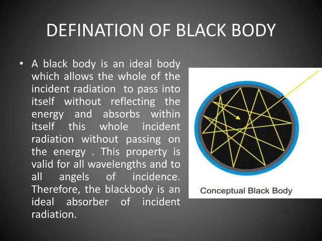 Concept of Grey body and Black body | PPTX | Physics | Science