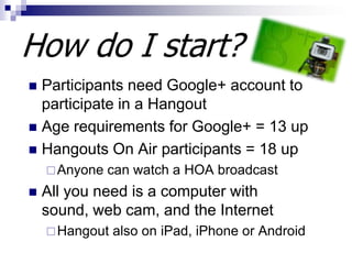 Gh google hangout presentation final | PPTX