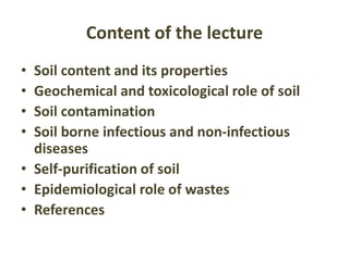 Hygiene of soil | PPTX
