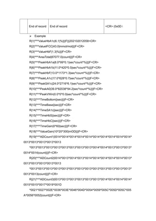 LIFOTRONICS GH-900 Plus LIS HOST MENU(INTERFACE) | PDF