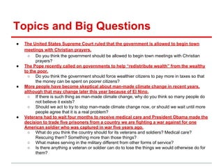 Current Events Discussions for Elementary Classrooms | PPT