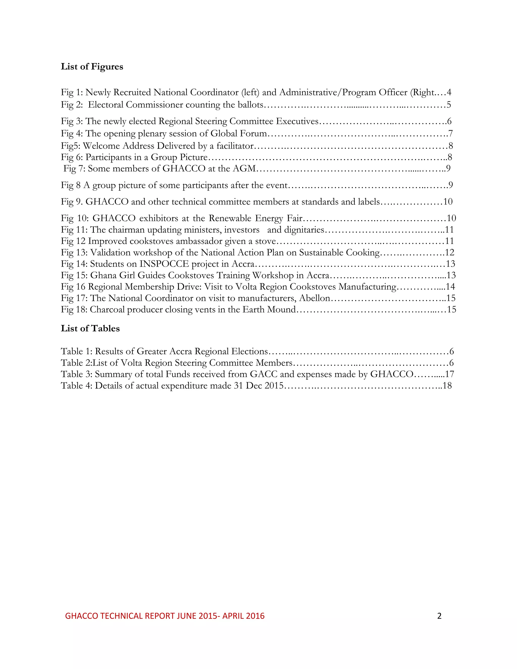 Ghana Clean Cooking Technical Report 2016. | PDF