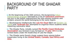 Ghadar Movement ,Rowlatt Act and Jallianwala Bagh Massacre.pptx