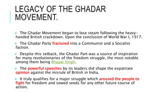 Ghadar Movement ,Rowlatt Act and Jallianwala Bagh Massacre.pptx