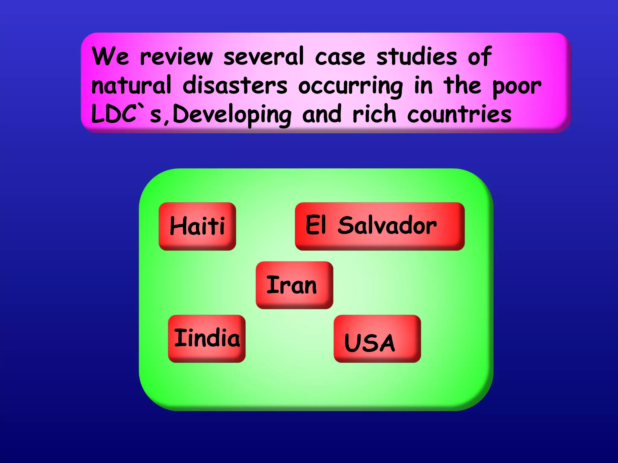 Poverty Reduce, the Essential Issue to Disaster Risk Reduction in ...