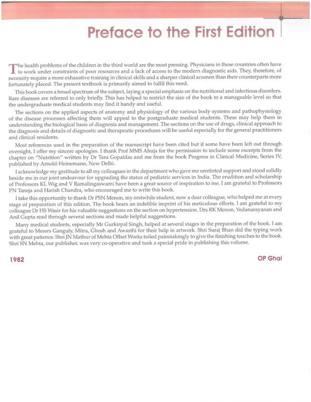 Ghai Essential Pediatrics 10edition new edition | PDF