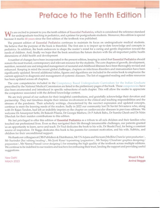 Ghai Essential Pediatrics 10edition new edition | PDF