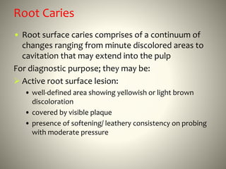 Detection and diagnosis of dental caries | PPTX