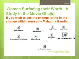 Ghajini ppt | PPTX | Women\'s Health | Healthy Living
