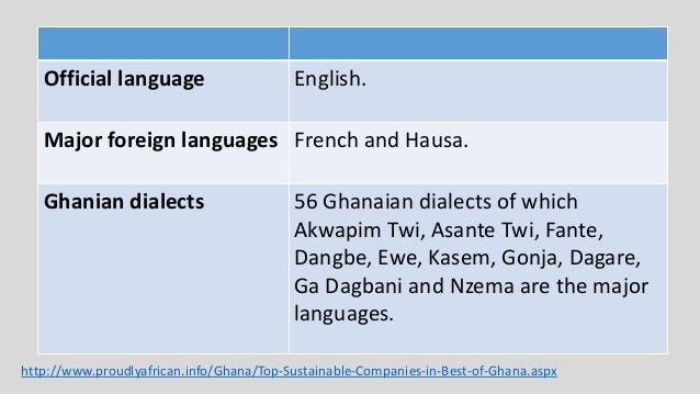 Most Common Language In Ghana – Languages In Ghana – VBDEQ