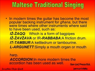 History of Maltese "Ghana" | PPT