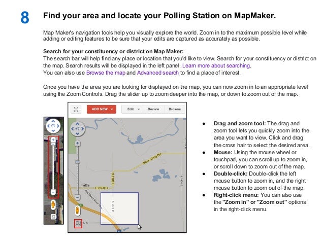 Put your polling station on the map