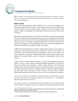 UNDP Case Study: Esoko | PDF