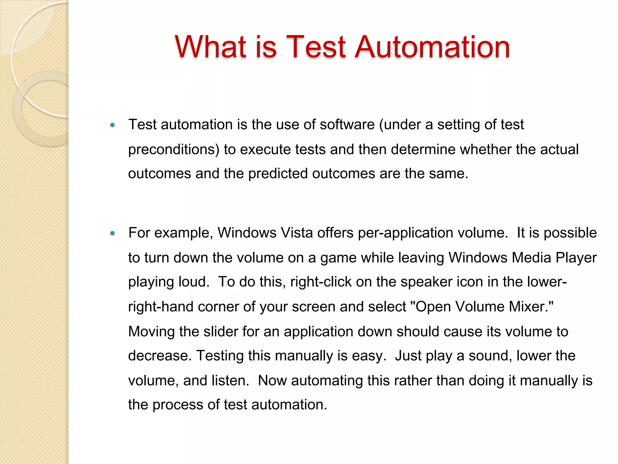 Test Automation Pdf Web Development Internet