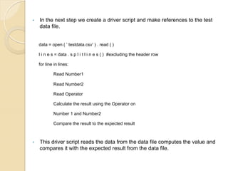 Test automation | PPT