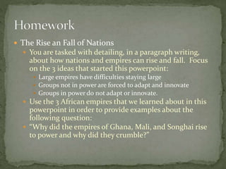 Ghana, mali, songhai ppt | PPTX