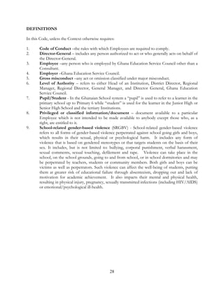 Ghana teachers code_of_conduct | PDF