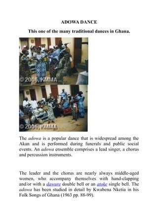 Ghanian adowa dance | ODT