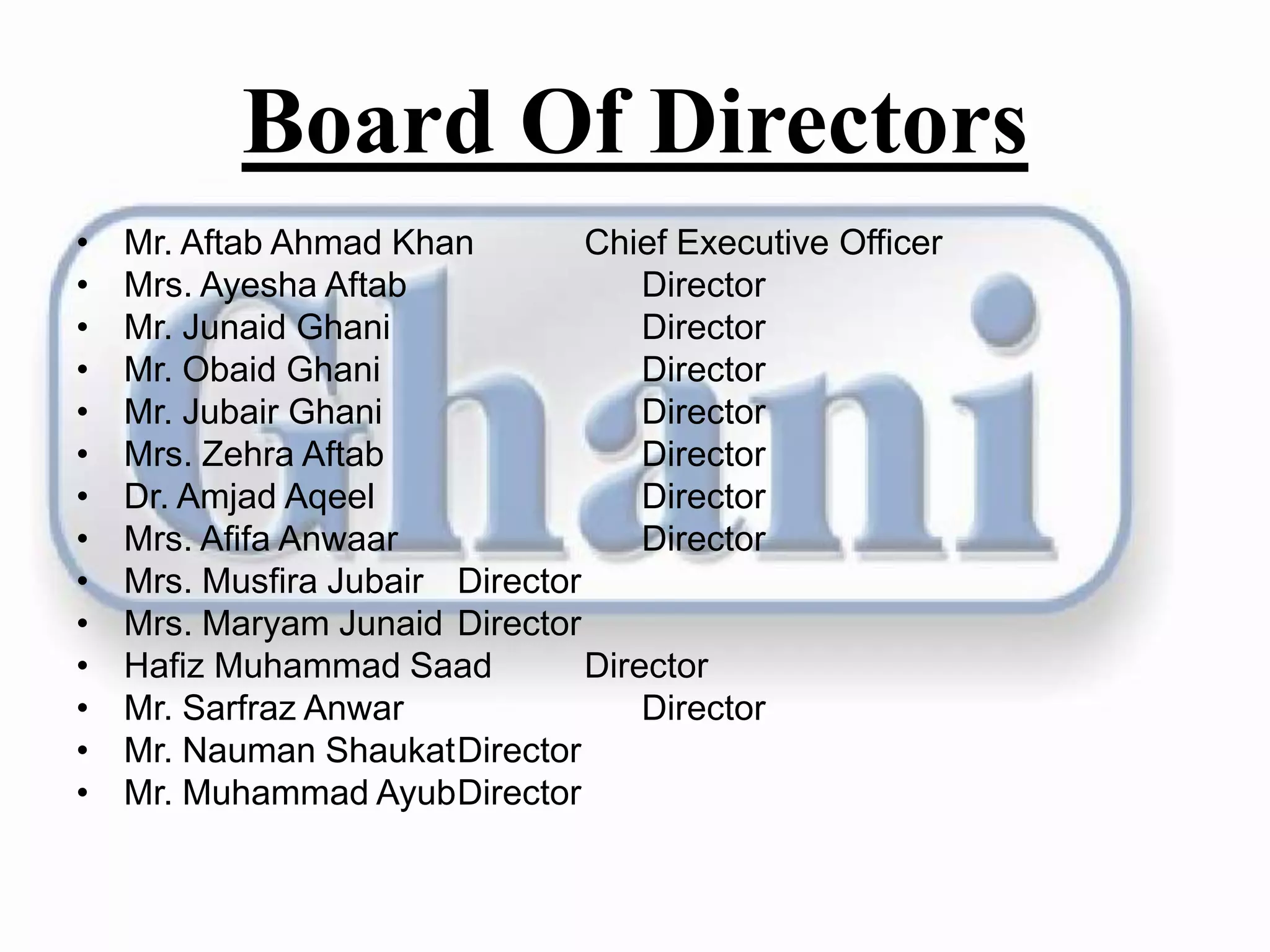 Ghani automobile | PPTX