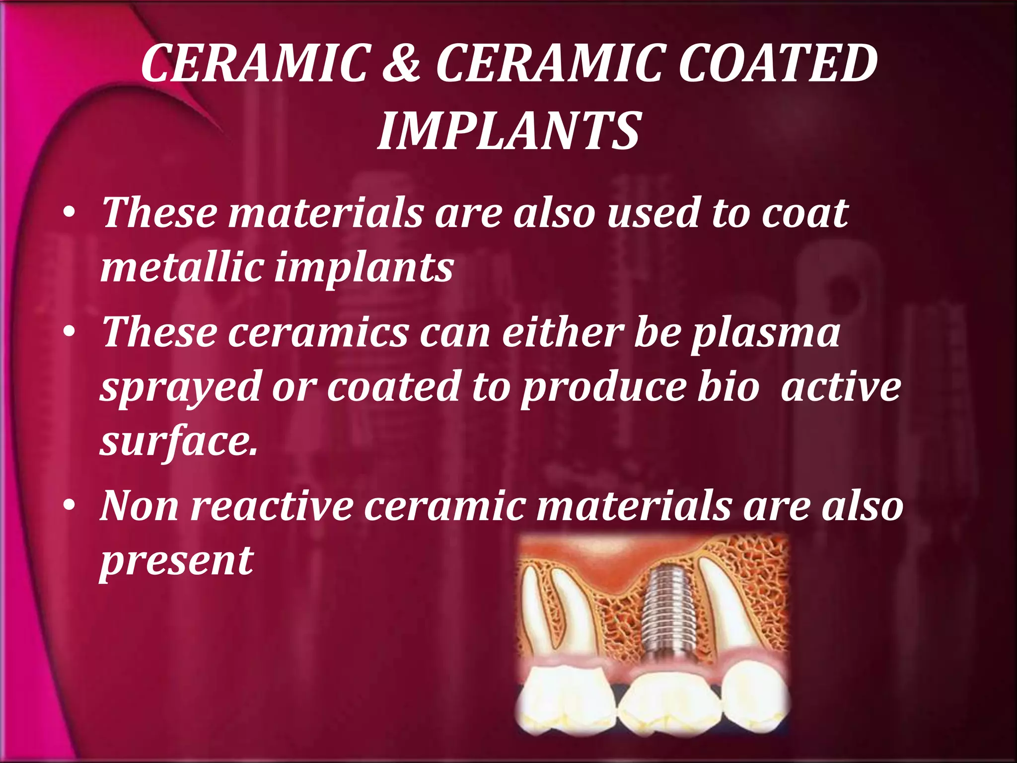 types and classification of dental implants | PPTX