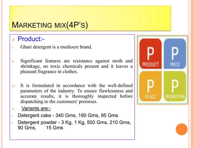 Ghari detergent ppt | PPTX