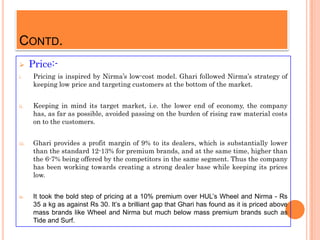 Ghari detergent ppt | PPTX